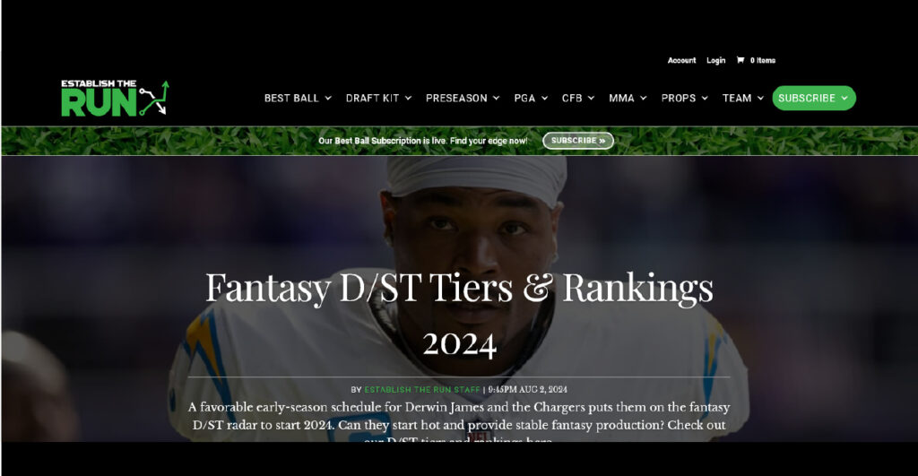 Establish The Run – FantasyFootball1st